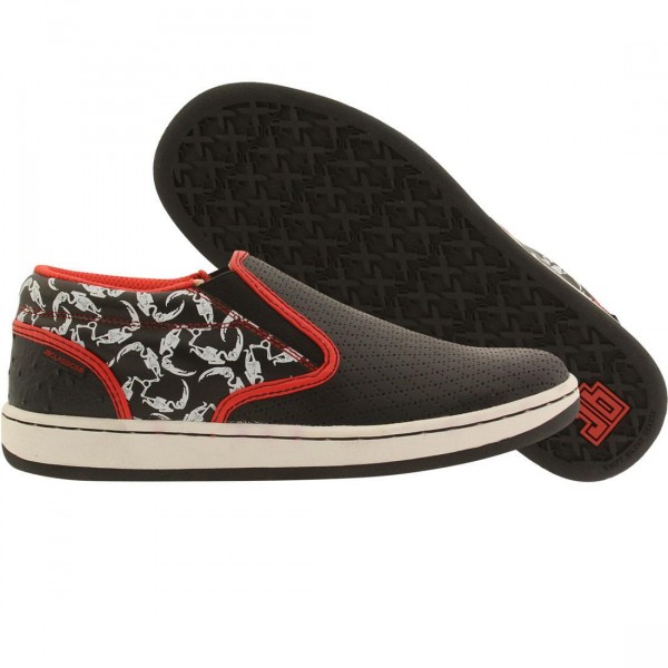 JB Classics Malta Slip Crescent - Bones (black / red / white)