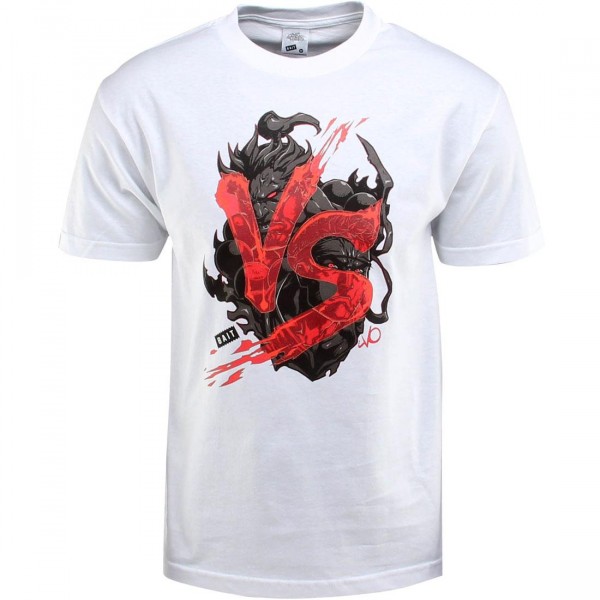 BAIT x Street Fighter Akuma VS Ryu Tee - Long Vo (white / black) - BAIT ...