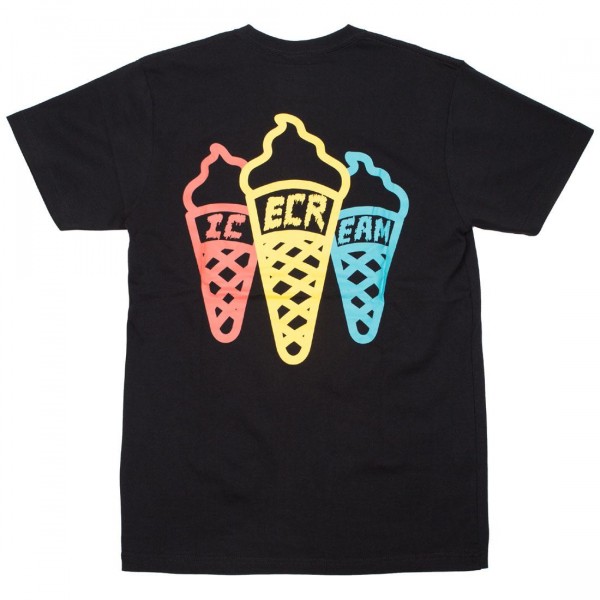 Ice Cream Men Trifecta Tee black