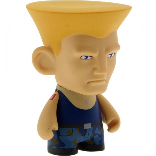 Kidrobot Street Fighter 3 Inch Mini Series Guile Figure - 1/20 Ratio (blue)