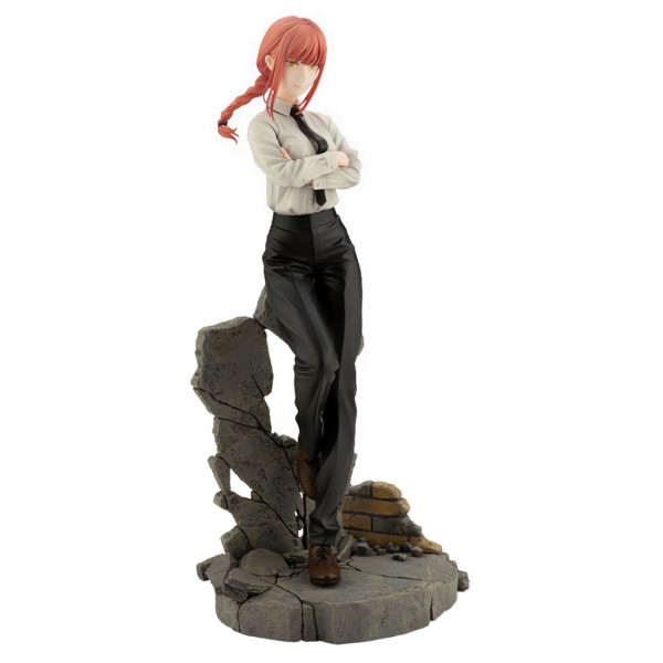 Kotobukiya ARTFX J Chainsaw Man Makima Statue With Bonus Face Part red