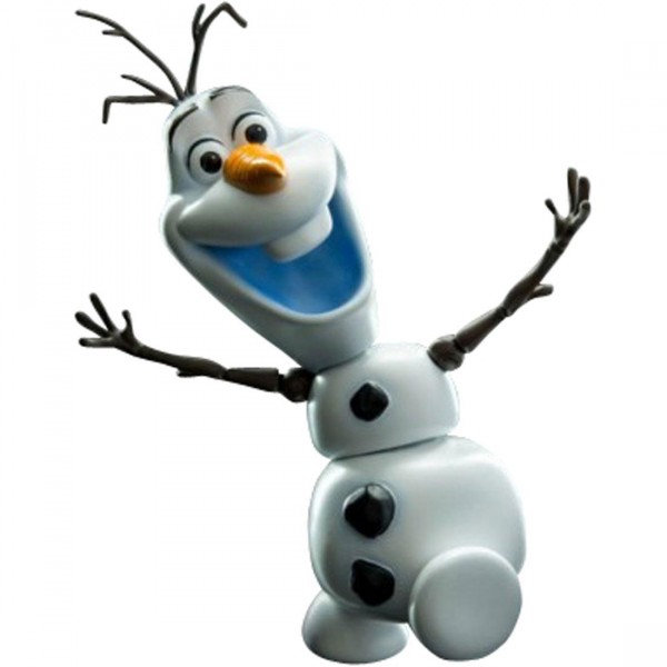 Herocross Hybrid Metal Figuration #018 Frozen Olaf Diecast Figure white
